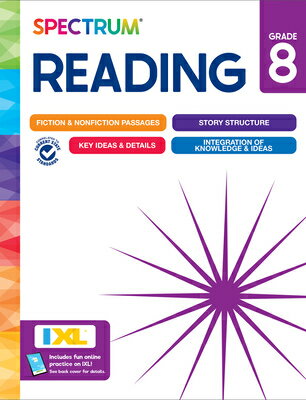 SPECTRUM READING WORKBK GRD 8 Spectrum Spectrum Carson Dellosa Education Spectrum SPECTRUM2025 Paperback English ISBN：97...