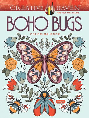 CREATIVE HAVEN BOHO BUGS COLOR Adult Coloring Books: Insects Jo Taylor DOVER PUBN INC2025 Paperback English ISBN：9780486...
