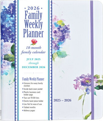 2026 HYDRANGEAS FAMILY WEEKLY ー PETER PAUPER2024 Other English ISBN：9781441344816 洋書 NonーClassifiable（その他）