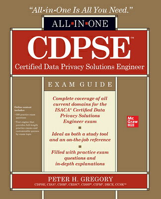 CDPSE CERTIFIED DATA PRIVACY S Peter H. Gregory OSBORNE2021 Paperback English ISBN：9781260474824 洋書 Computers & Science（...