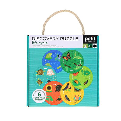 SPAーDISCY PUZZLE LIFE CYCLE Petit Collage PETIT COLLAGE2025 Other Spanish ISBN：9781797234854 洋書 Family life & Comics（生活＆...