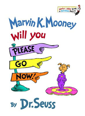 MARVIN K MOONEY WILL YOU PLEAS Bright & Early Books Dr Seuss RANDOM HOUSE1972 Hardcover English ISBN：9780394824901 洋書 Bo...