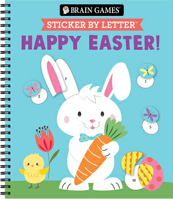 BRAIN GAMES ー STICKER BY LETTE Brain Games ー Sticker by Letter Publications International Ltd Brain Games New Seasons PU...