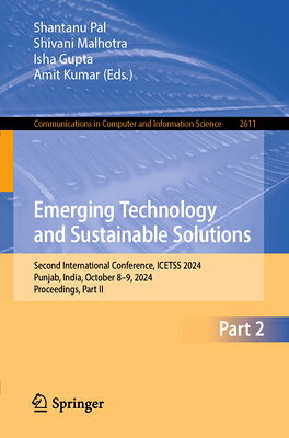EMERGING TECH & SUSTAINABLE SO Communications in Computer and Information Science Shantanu Pal Shivani Malhotra Isha Gup...
