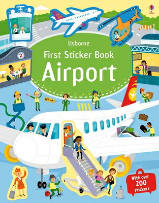1ST STICKER BK AIRPORT First Sticker Books Sam Smith Wesley Robins USBORNE BOOKS2024 Paperback English ISBN：978180507495...
