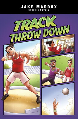 TRACK THROW DOWN Jake Maddox Graphic Novels Jake Maddox Eduardo Garcia STONE ARCH BOOKS2026 Paperback English ISBN：97816...