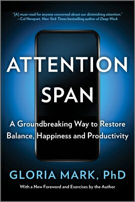 ATTENTION SPAN FIRST TIME TRAD Gloria Mark HANOVER SQUARE2025 Paperback First Time Trad English ISBN：9781335014993 洋書 Bu...