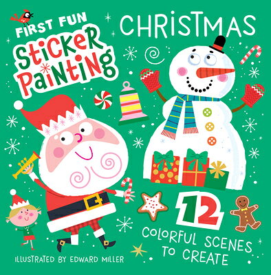 1ST FUN STICKER PAINTING XMAS Edward Miller FOX CHAPEL PUB CO INC2026 Paperback English ISBN：9781641245012 洋書 Books for ...