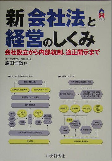 会社設立から内部統制、適正開示まで CK　books 原田恒敏 中央経済社 中央経済グループパブシン カイシャホウ ト ケイエイ ノ シクミ ハラダ,ツネトシ 発行年月：2005年08月 ページ数：218p サイズ：全集・双書 ISBN：9...
