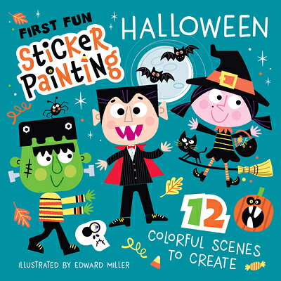 1ST FUN STICKER PAINTING HALLO Edward Miller FOX CHAPEL PUB CO INC2026 Paperback English ISBN：9781641245029 洋書 Books for...
