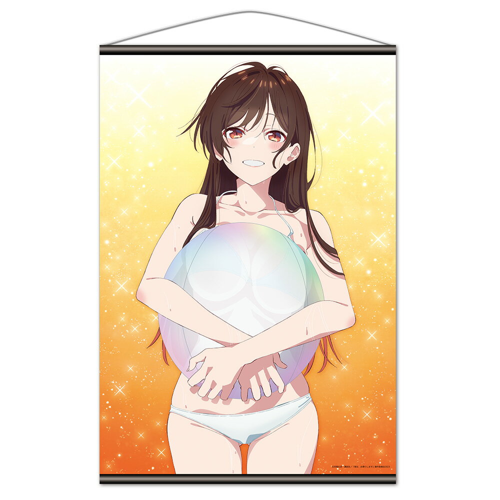 アズメーカー 玩具【グッズ】【キャラクターグッズ】かのかり 美少女 人気 グッズ 壁掛け ポスター のれん タぺ カノジョ、オカリシマス B2タペストリーA[ミズハラチヅル] 発売日：2024年08月頃 JAN：4570180115161 ...