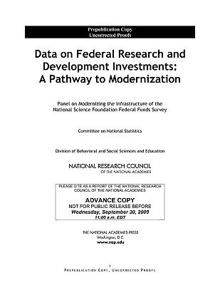 DATA ON FEDERAL RESEARCH & DEV National Research Council Division of Behavioral and Social Scienc Committee on National ...