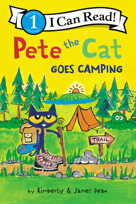 PETE THE CAT GOES CAMPING I Can Read Level 1 James Dean Kimberly Dean James Dean HARPERCOLLINS2018 Paperback English ISB...