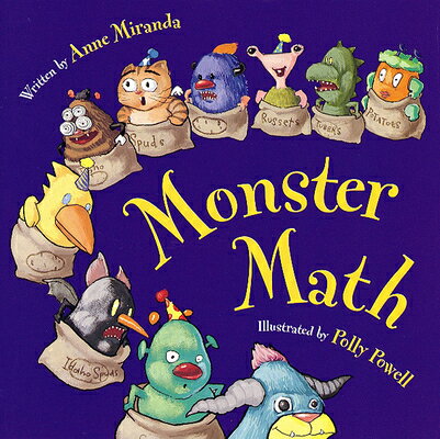 MONSTER MATH Anne Miranda Polly Powell HARCOURT BRACE & CO2002 Paperback English ISBN：9780152165307 洋書 Books for kids（児童...