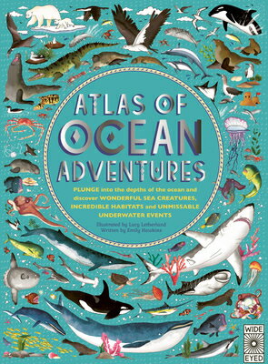 ATLAS OF OCEAN ADV Atlas of Lucy Letherland Emily Hawkins WIDE EYED ED2019 Hardcover English ISBN：9780711245310 洋書 Books...