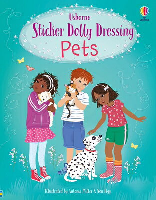 SDD PETS Sticker Dolly Dressing Fiona Watt Non Taylor USBORNE BOOKS2024 Paperback English ISBN：9781805075325 洋書 Books fo...