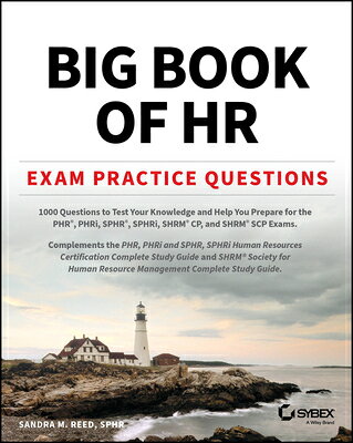 BBO HR EXAM PRACT QUES Sandra M. Reed WILEY2024 Paperback English ISBN：9781394255368 洋書 Business & SelfーCulture（ビジネス） Bu...