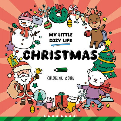 COLOR BKーCHRISTMAS My Little Cozy Life Tessa Aaij Studio Kikor TWO WINDMILLS2025 Paperback English ISBN：9781835555378 洋書...