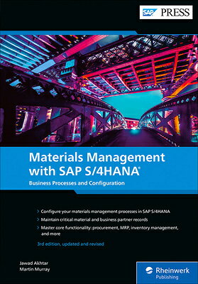 MATERIALS MGMT W/SAP S/4HANA E Jawad Akhtar Martin Murray SAP PR2024 Hardcover Enlarged English ISBN：9781493225385 洋書 Co...
