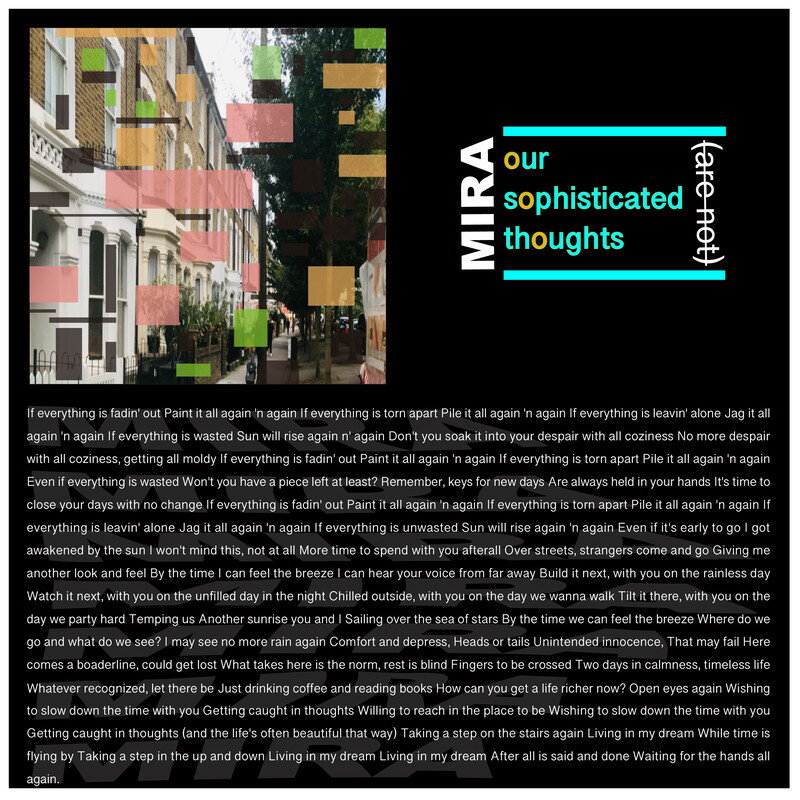 MIRAアワ ソフィスティケイティッド ソウツ アー ノット マイラ 発売日：2021年01月20日 OUR SOPHISTICATED THOUGHTS (ARE NOT) JAN：4580625825388 MRRー2 mirror r...