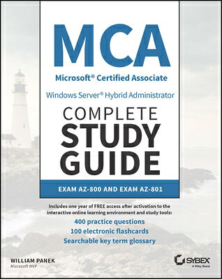 MCA WINDOWS SERVER HYBRID ADMI Sybex Study Guide William Panek SYBEX INC2023 Paperback English ISBN：9781394155415 洋書 Com...