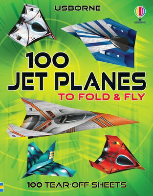 100 JET PLANES TO FOLD & FLY Fold and Fly James MacLaine Andy Tudor Rodrigo Cordeiro USBORNE BOOKS2025 Paperback English...