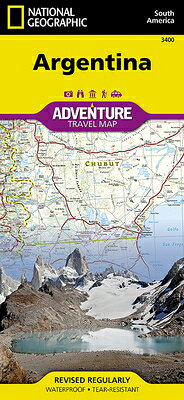 MAPーARGENTINA MAP 2022/E National Geographic Adventure Map National Geographic Maps NATL GEOGRAPHIC MAPS2022 Folded Engl...