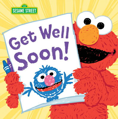 GET WELL SOON Sesame Street Scribbles Sesame Workshop Erin Guendelsberger SOURCEBOOKS WONDERLAND2020 Hardcover English I...