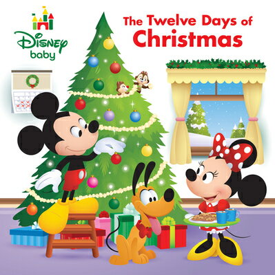 DISNEY BABY THE 12 DAYS OF XMA Elizabeth Rudnick Jerrod Maruyama DISNEY PR2024 Board　Books English ISBN：9781368095495 洋書...