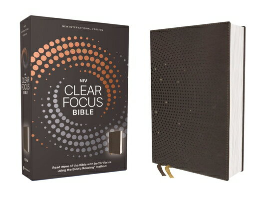 NIV CLEAR FOCUS BIBLE LEATHERS Clear Focus Zondervan ZONDERVAN2025 Imitation　Leather English ISBN：9780310465553 洋書 NonーC...