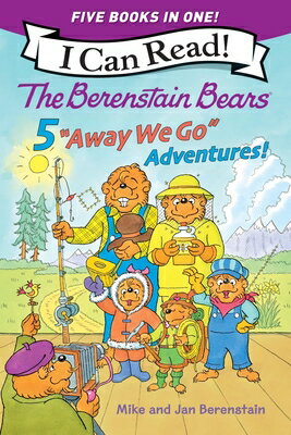 B BEARS 5 AWAY WE GO ADV I Can Read Level 1 Mike Berenstain Jan Berenstain Mike Berenstain HARPERCOLLINS2024 Paperback E...