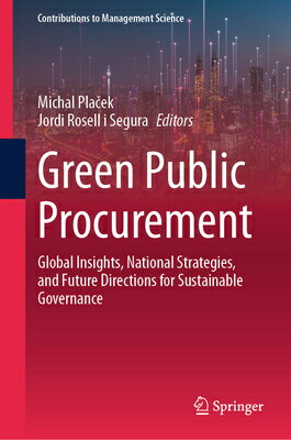 GREEN PUBLIC PROCUREMENT Contributions to Management Science Michal Plaek Jordi Rosell I. Segura SPRINGER NATURE2026 Har...