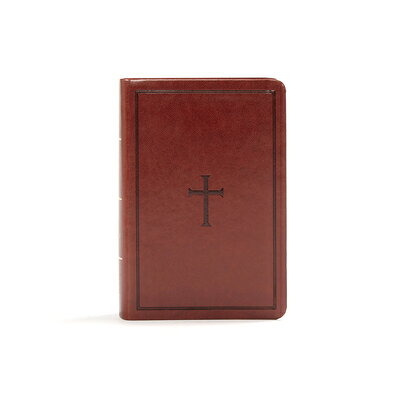 KJV LP COMPACT REF BIBLE BROWN Holman Bible Publishers HOLMAN A J2019 Imitation　Leather English ISBN：9781535935722 洋書 No...