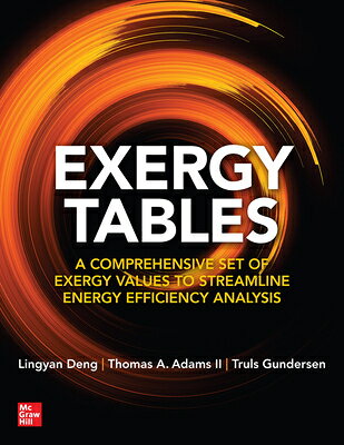 EXERGY TABLES A COMPREHENSIVE Lingyan Deng Thomas A. Adams II Truls Gundersen MCGRAW HILL BOOK CO2023 Paperback English ...