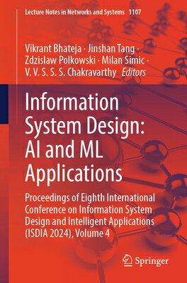 INFO SYSTEM DESIGN AI & ML APP Lecture Notes in Networks and Systems Vikrant Bhateja Jinshan Tang Zdzislaw Polkowski SPR...