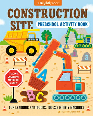 CONSTRUCTION SITE PRESCHOOL AC Preschool Activity Books LIV Wan Brightly ZEITGEIST2025 Paperback English ISBN：9780593885...