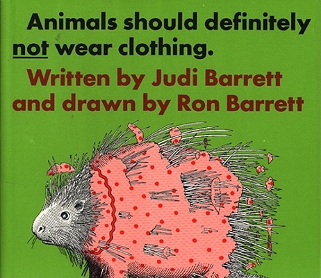 ANIMALS SHOULD DEFINITELY NOT Judi Barrett Ron Barrett ATHENEUM BOOKS1970 Hardcover English ISBN：9780689205927 洋書 Books ...