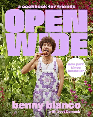 OPEN WIDE Benny Blanco Jess Damuck DEY STREET BOOKS2024 Hardcover English ISBN：9780063315938 洋書 Family life & Comics（生活＆...