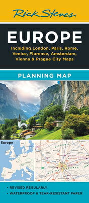 MAPーRICK STEVES EUROPE PLANNIN Rick Steves Rick Steves AVALON TRAVEL PUBL2024 Folded English ISBN：9781641715942 洋書 Trave...