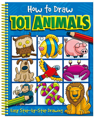 HT DRAW 101 ANIMALS How to Draw 101 Barry Green Dan Green IMAGINE THAT2022 Spiral English ISBN：9781801055949 洋書 Books fo...