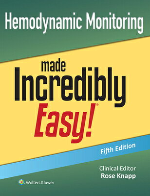 HEMODYNAMIC MONITORING MADE IN Incredibly Easy! Series(r) Rose Knapp LIPPINCOTT WILLIAMS & WILKINS2024 Paperback English...