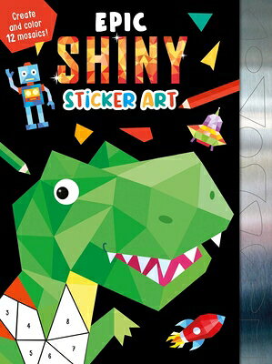 COLOR BKーEPIC SHINY STICKER AR Igloobooks Hannah Wood IGLOOBOOKS2023 Paperback English ISBN：9781837716029 洋書 Books for k...