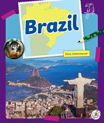 BRAZIL Countries Around the World Elma Schemenauer CHILDS WORLD STRIDE2026 Library　Binding English ISBN：9781503876033 洋書...