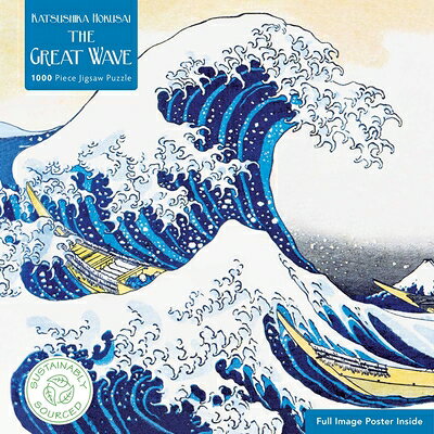 ADULT JIGSAW PUZZLE HOKUSAI TH 1000ーPiece Sustainable Jigsaws Flame Tree Studio FLAME TREE PUB2019 Other English ISBN：97...