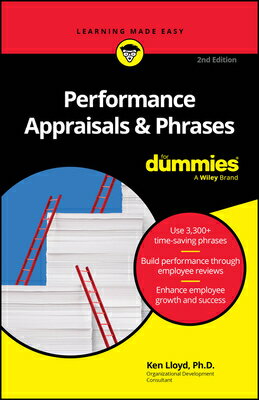 PERFORMANCE APPRAISALS & PHRAS Ken Lloyd FOR DUMMIES2024 Paperback English ISBN：9781394276059 洋書 Business & SelfーCulture...