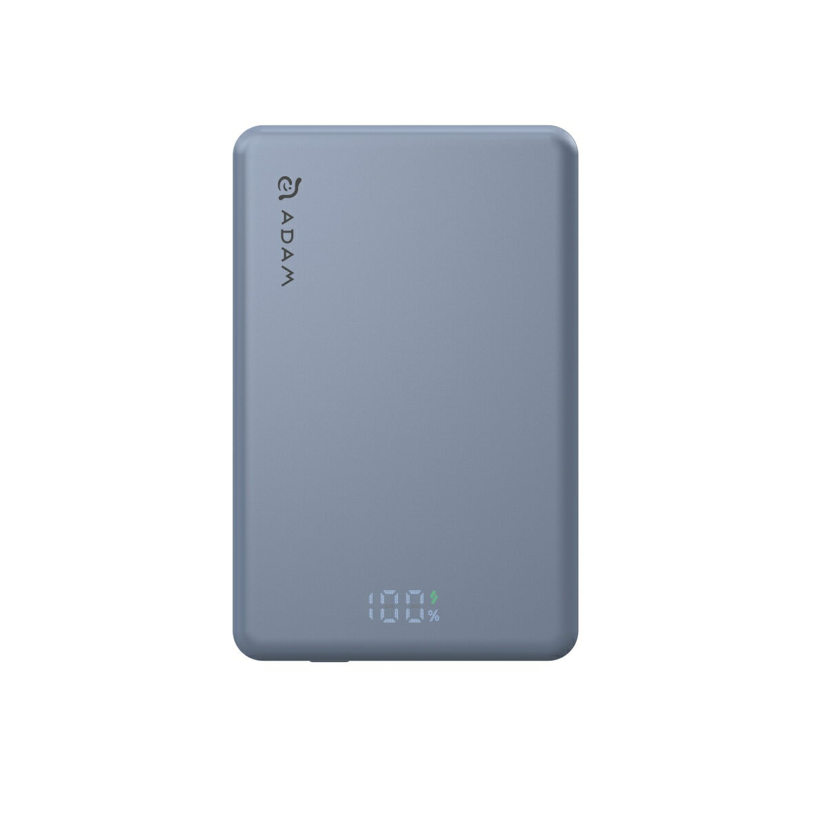 ADAM elementsモバイルバッテリー 旅行 フライトモード UCBーC 薄型 10000mAh VIONTA L10 Blue チョウウスガタマグネットワイヤレスジュウデンモバイルバッテリー10000mAh APBADVTL10BL...