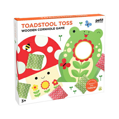 TOADSTOOL TOSS WOODEN CORNHOLE Petit Collage PETIT COLLAGE2026 Board　Games English ISBN：9781797246178 洋書 Family life & C...