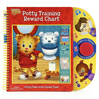 DANIEL TIGER POTTY TRAINING RE Cottage Door Press COTTAGE DOOR PR2023 Spiral English ISBN：9781646386222 洋書 Books for kid...