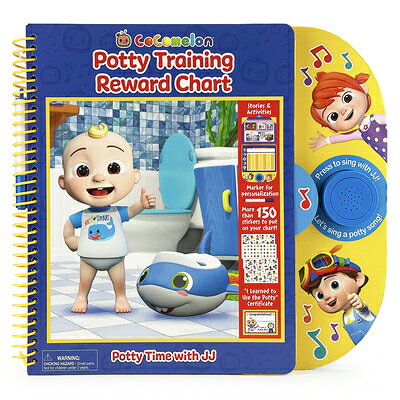 COCOMELON POTTY TRAINING REWAR Cottage Door Press COTTAGE DOOR PR2023 Spiral English ISBN：9781646386239 洋書 Books for kid...