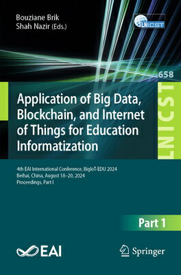 APPLICATION OF BIG DATA BLOCKC Lecture Notes of the Institute for Computer Sciences, Social Bouziane Brik Shah Nazir SPR...